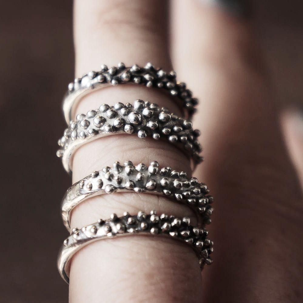 Jane Cooper | BBC Speedshop Artist | Hand Made Silver Rings